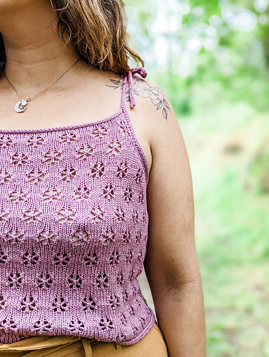 Ravelry: Snowdrops Cami pattern by Nomad Stitches