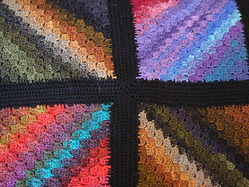 Ravelry: Stained Glass Windows Blanket pattern by Julie Romano Ethridge