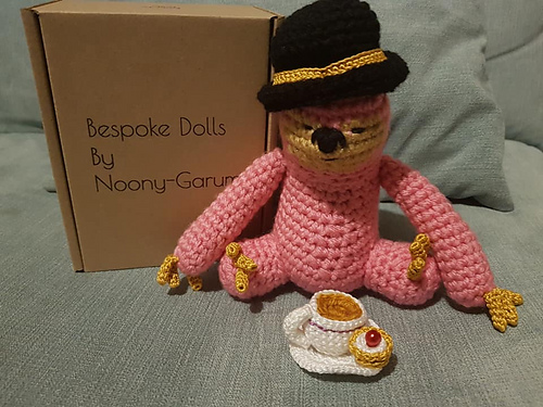 Ravelry: Sloth Softie pattern by Jo McCormack