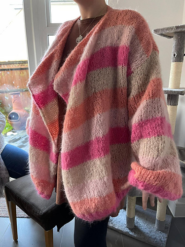 Ravelry: Easy waterfall Cardigan pattern by Not Just Nana’s Knit