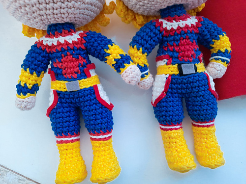 Ravelry: All Might (My Hero Academia) pattern by Thamires Kaled