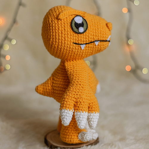 Ravelry: Agumon (Digimon) Amigurumi pattern by Thamires Kaled