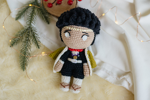 Ravelry: Gyomei Himejima Amigurumi pattern by Thamires Kaled