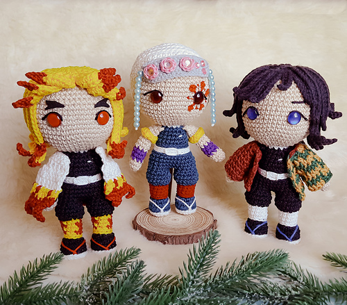 Ravelry: Kyojuro Rengoku Amigurumi pattern by Thamires Kaled
