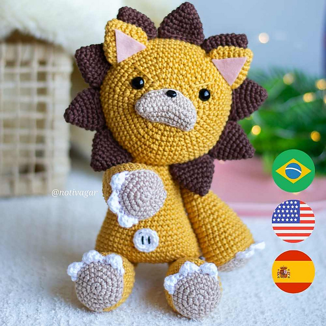 Ravelry: Kon Lion (Bleach) pattern by Thamires Kaled
