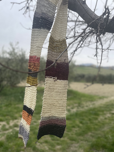 Ravelry: Cottage core scarf pattern by nuà intrecci creativi