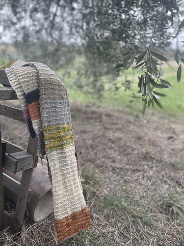 Ravelry: Cottage core scarf pattern by nuà intrecci creativi