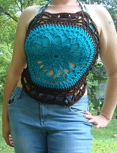Ravelry: Doily Top Cover Up pattern by Gu'Chet