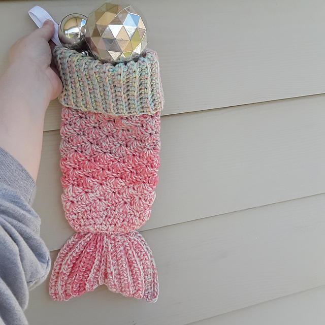 Ravelry: Mermaid Tail Christmas Stocking pattern by Osage County Crochet