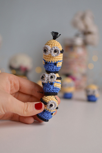Ravelry: Mini Minions & Gru pattern by Jennifer C F