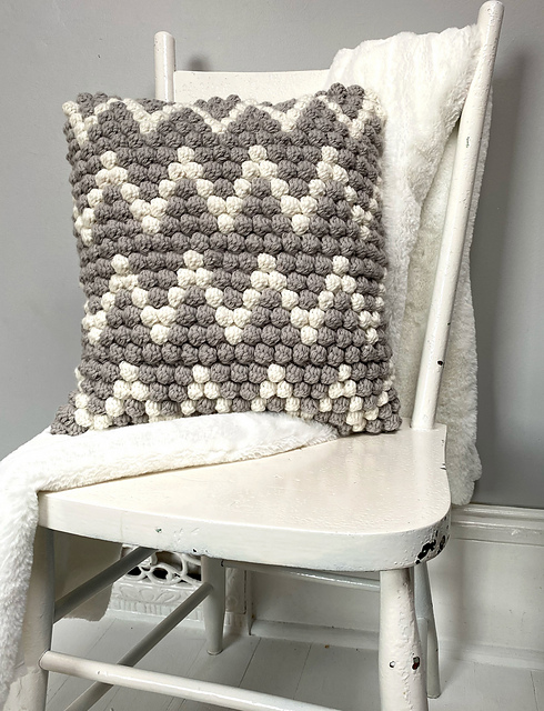 Ravelry: Bobble Envy Pillow pattern by Christine Patterson