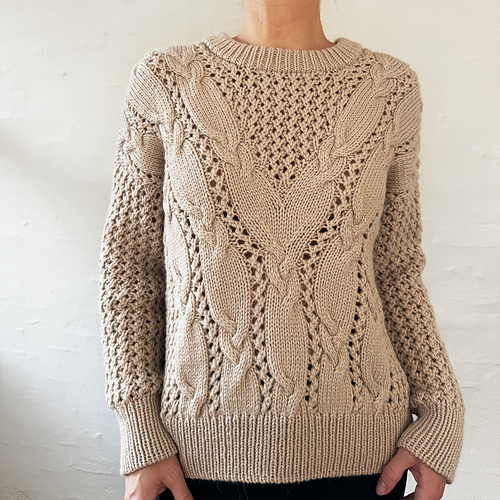 Ravelry: Lacy Braid Sweater pattern by Lene Rix
