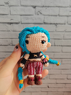 Ravelry: Jinx amigurumi (Arcane) pattern by Oh My Chibi