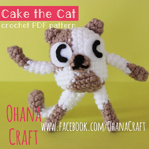 Ravelry: Cake the Cat pattern by ohana craft
