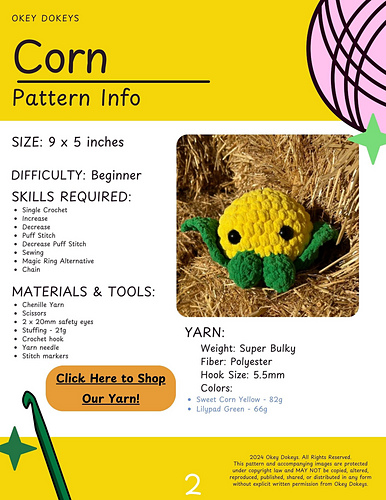 Ravelry: Crochet Corn pattern by Okey Dokeys