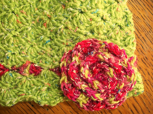 Ravelry: Newborn Baby Cloche with Rose pattern by Devon Finney