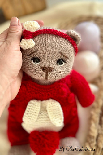 Ravelry: Teddy Bear Toy with Clothes pattern by Ola Oslopova