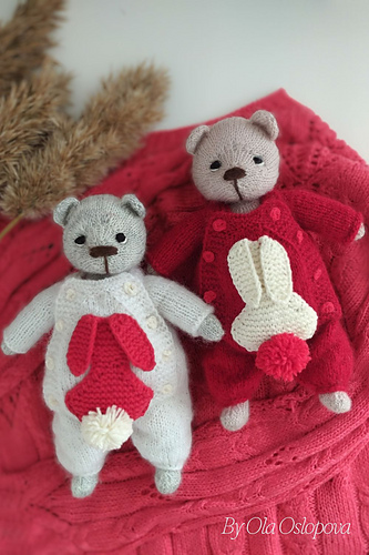 Ravelry: Teddy Bear Toy with Clothes pattern by Ola Oslopova