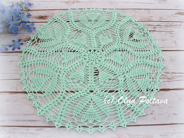 Ravelry: Spring Blooms Doily pattern by Olga Poltava