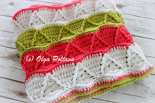 Ravelry: Spring Stripes Afghan pattern by Olga Poltava