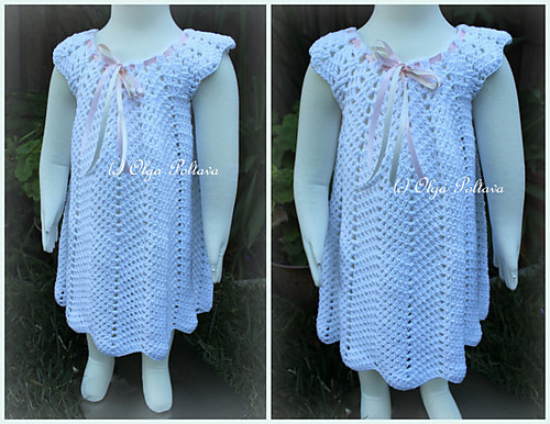 Ravelry: White Ripple Dress pattern by Olga Poltava