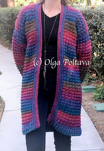 Ravelry: Cozy Fall Cardigan pattern by Olga Poltava