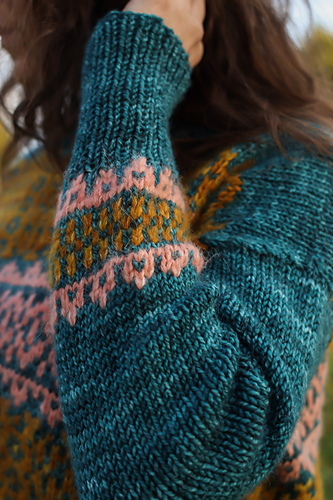Ravelry: Mozaika Sweater pattern by Olga Putano Designs