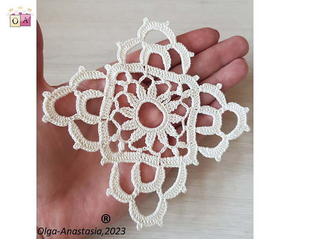 Ravelry: Openwork square 2 variant pattern by Olga Starostina