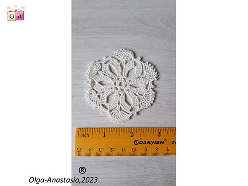 Ravelry: Openwork antique flower pattern by Olga Starostina