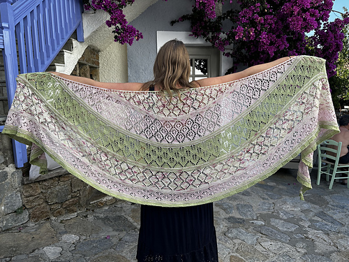 Ravelry: Rose Garden Shawl pattern by Jem Arrowsmith