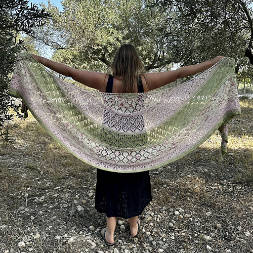 Ravelry: Rose Garden Shawl pattern by Jem Arrowsmith