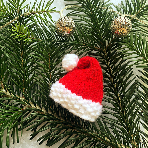 Ravelry: Mini Santa Hat pattern by Jem Arrowsmith