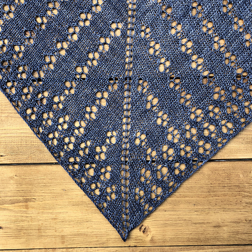 Ravelry: Diamond Cascade Shawl pattern by Jem Arrowsmith