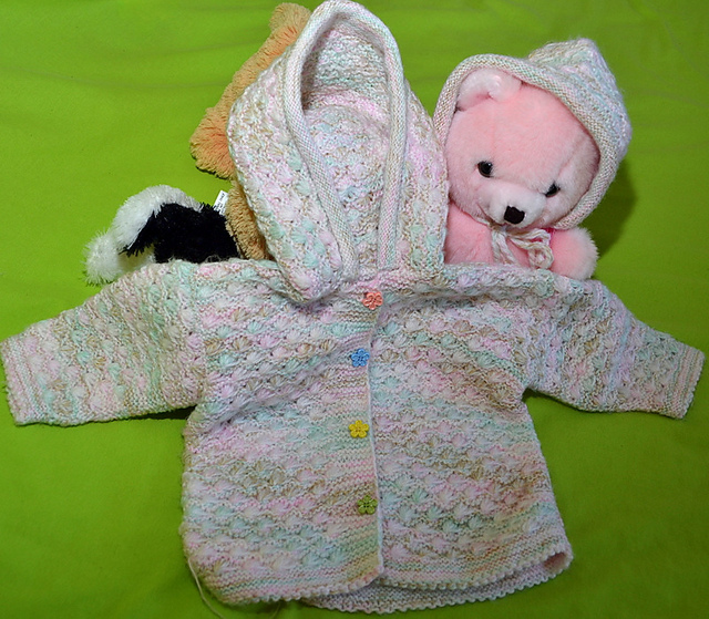 Ravelry: OliviaRosen's Shell Stitch Baby cardigan