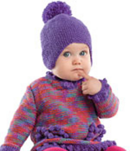 Ravelry: Baby's Striped Purl Fabric Jumper & Hat pattern by Shepherd Yarns
