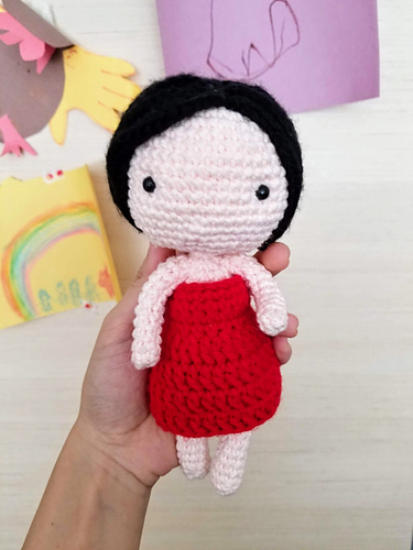 Ravelry: Mini Mimi Doll Base pattern by Juli Anne