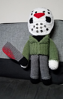 Ravelry: Jason Voorhees Inspired Crochet Doll pattern by Julie at ...