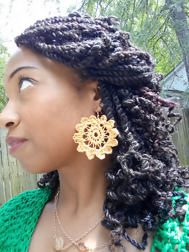 Ravelry: Priya Earrings pattern by Amber Zumbrun