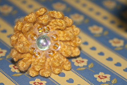 Ravelry: Crochet flower ring pattern by OneStick Wonder