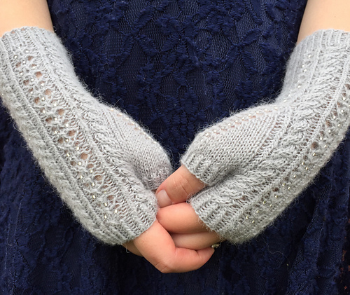 Ravelry: Beaded Fingerless Mitts pattern by Jemima Bicknell