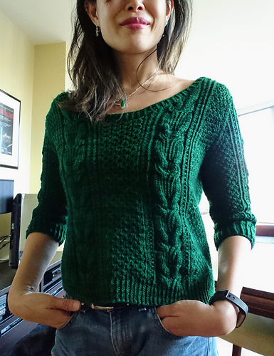 Ravelry: Inverness Sweater pattern by Linda Marveng