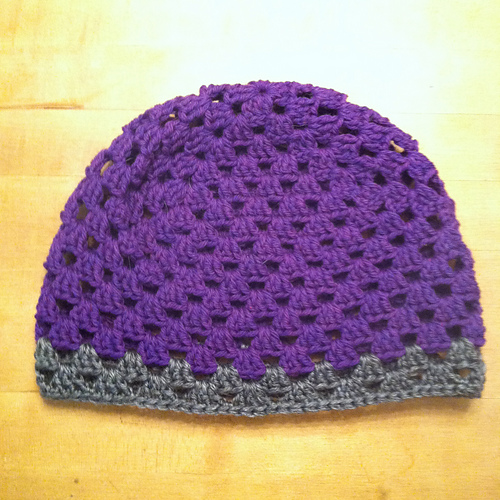 Ravelry: Simple Granny Square Hat pattern by Cait St. George