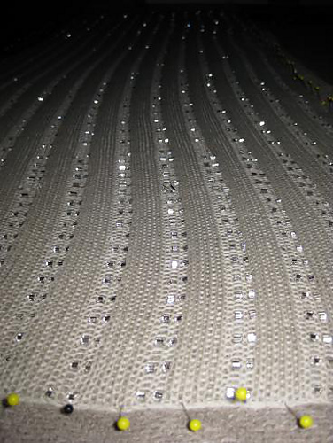 Ravelry: Beaded Wedding Scarf pattern by Knit Werks