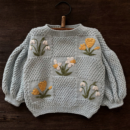 Ravelry: Garden Flowers Jumper pattern by Marina Ayueva