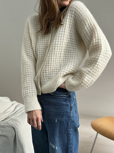 Ravelry: Waffle Loop Cardigan pattern by Other Loops_
