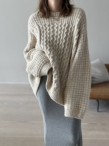 Ravelry: Waffle Loop Sweater Dress pattern by Other Loops_
