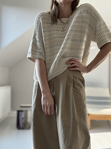 Ravelry: Lacey Loop Tee pattern by Other Loops_