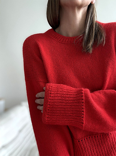Ravelry: Eyelet Loop Sweater pattern by Other Loops_