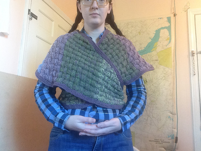 Ravelry: Sonntag with Ermine Border pattern by Lion Brand Yarn