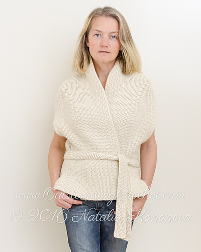 Ravelry: Belted Box Vest pattern by Natalia Kononova